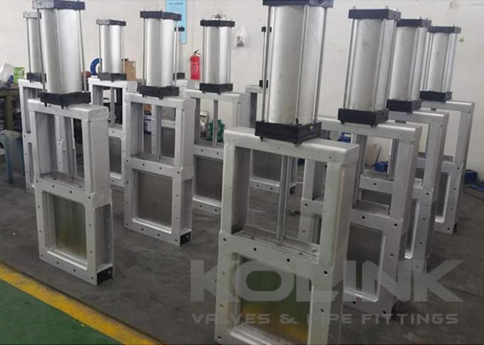 Square Guillotine Knife Gate Valve - Carbon & Stainless Steel