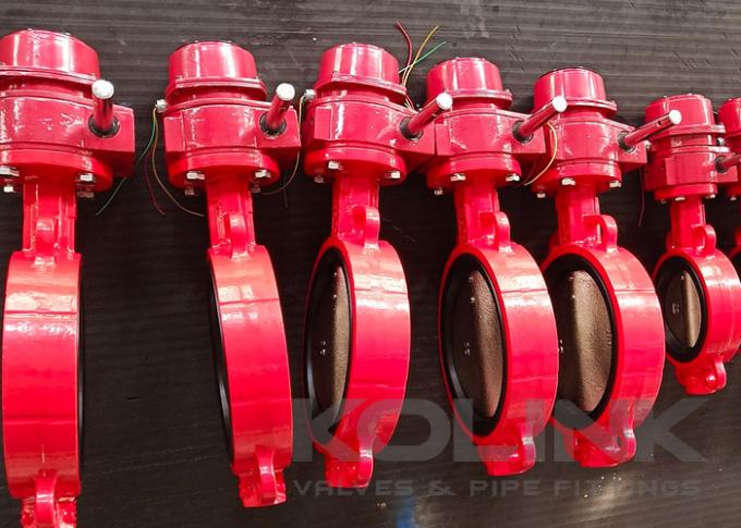 Fire Protection Resilient Seated Butterfly Valve with Tamper Switch