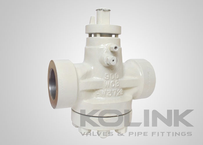 Threaded Plug Valve, Cast Steel Pressure Balanced Lubricated Plug Valve