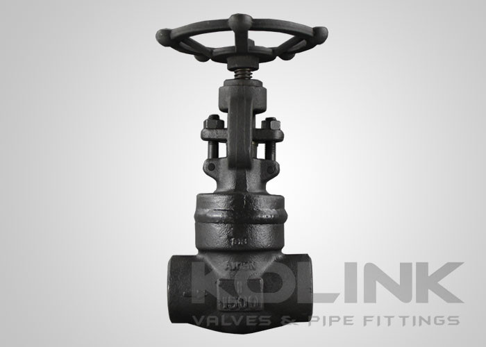 Welded Bonnet Forged Steel Globe Valve Handwheel NPT Threaded Class 800 ...
